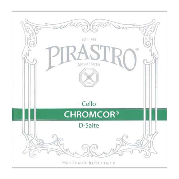 PIRASTRO Cello Chromcor 339220 D線 クロムスチール チェロ弦スチール製チェロ弦の定番、ピラストロのクロムコアです。スチール弦らしい量感と明るくクリアな音色が魅力。レスポンスの良さにも定評のある人気の高い弦です...