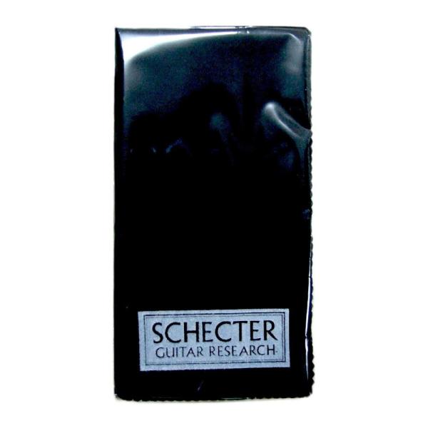 SCHECTER（シェクター）S-CL-7 BK CLOTH ギタークロス です。楽器用クロス。ギターやベース、鍵盤楽器等にお使い下さい。