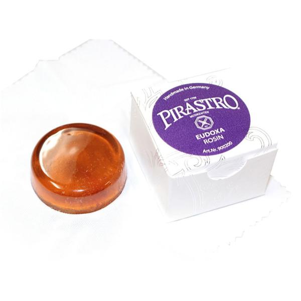 PIRASTRO 松脂 EUDOXA 900200 ロジンピラストロの松脂（ロジン）「EUDOXA」です。ガット弦との組み合わせに相性が良く同社のオイドクサ弦にマッチします。ソリスト向き。