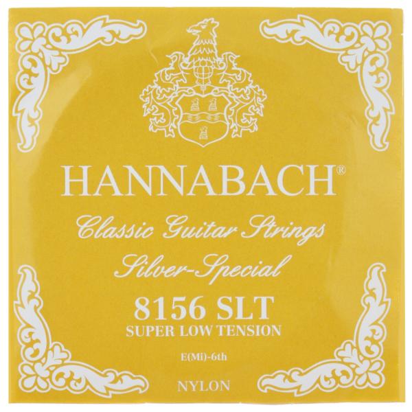 ハナバッハ クラシックギター弦 バラ弦 6弦 1本 HANNABACH E8156 SLT-Yellow E/6 黄色 イエロー ギター弦 クラギ弦。6弦のみのバラ弦1本です。HANNABACH（ハナバッハ）シルバースペシャルシリーズ（世界...