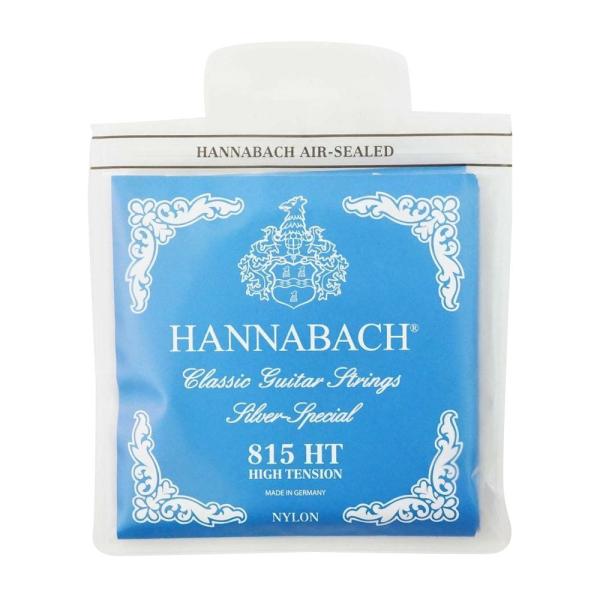 ハナバッハ クラシックギター弦 1セット HANNABACH 815 HT-Blue Set 青 ブルー ギター弦 クラギ弦。■HANNABACH（ハナバッハ）ドイツ製ならではの重厚な響きとバランス弦は使ってゆくに従って徐々に伸び、完全にの...