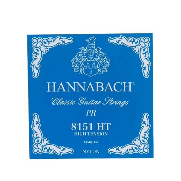 ハナバッハ クラシックギター弦 バラ弦 1弦 1本 HANNABACH E8151 HT-Blue E/1 青 ブルー ギター弦 クラギ弦。1弦のみのバラ弦1本です。HANNABACH（ハナバッハ）シルバースペシャルシリーズ（世界中で使用さ...