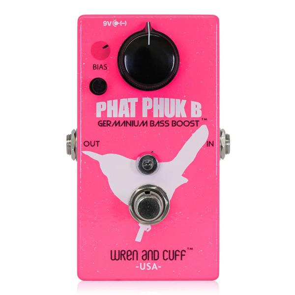 Wren and Cuff Phat Phuk B Boostは、非常に独特なベースブースターです。 ベース用のブースターとしてはもちろん、ギター用のFAT Boostとしてもお使いになれます。  Phat Phuk Bは2008年に最初に...
