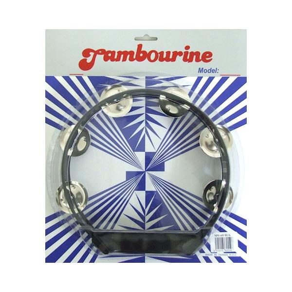 タンバリン 楽器  キクタニ KIKUTANI MM-6H BLK アルミタンバリン 8インチ。アルミ製のフレームを採用する事で軽量かつ丈夫、さらに金属的で賑やかなサウンドが特徴のモンキータンバリンです。カラオケやパーティー用にもおすすめです。