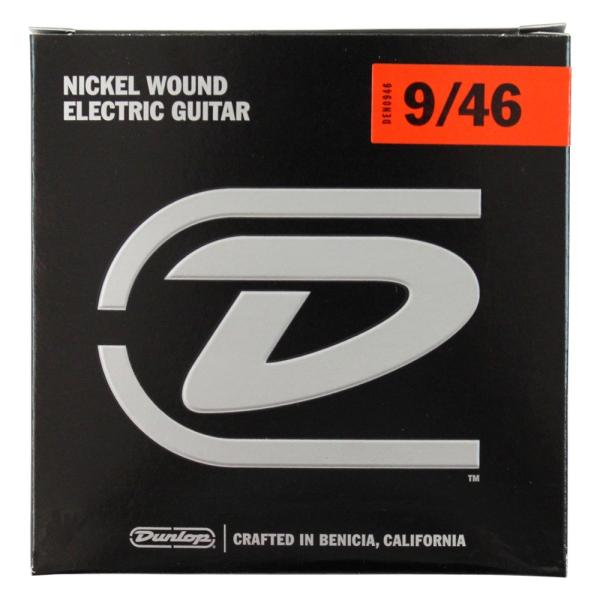 JIM DUNLOP DEN0946 Light/Heavy エレキギター弦です。歯切れのよい高音。よりアグレッシブな中音。明確な低音。それらを今までにないコンビネーションで、Dunlop Strings は独自の音色を実現。高音から低音ま...