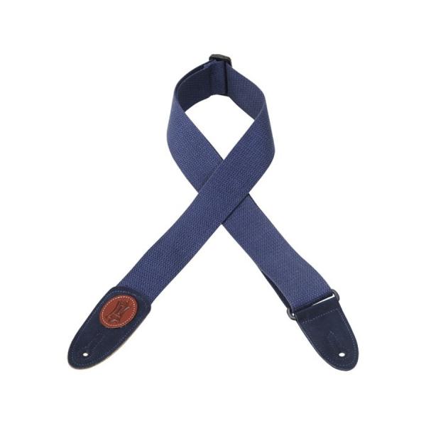 コットン素材を使用したシンプルなギターストラップ。ベーシックモデル。