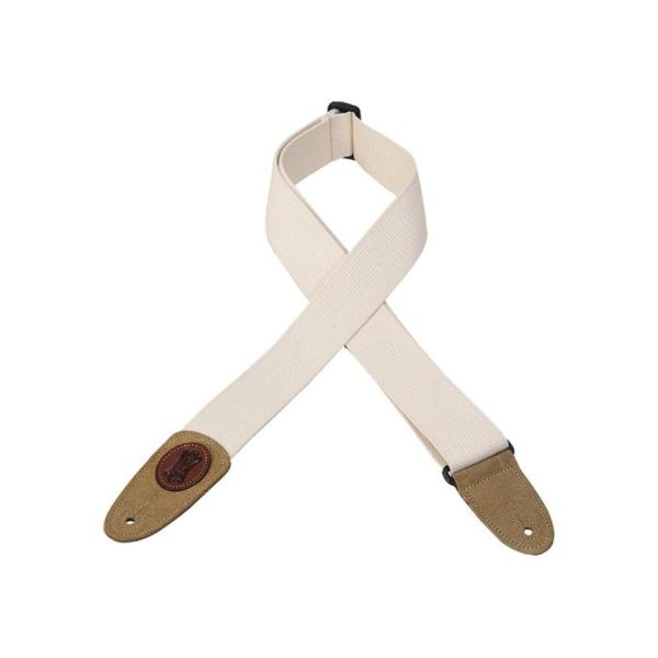 コットン素材を使用したシンプルなギターストラップ。ベーシックモデル。