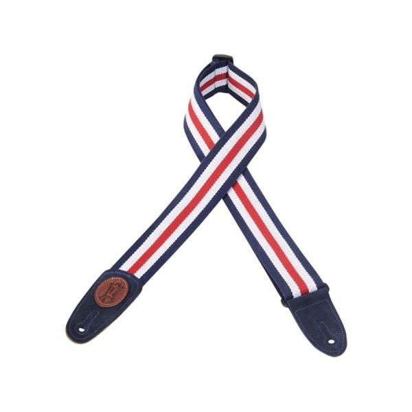 コットン素材を使用したシンプルなギターストラップ。ベーシックモデル。