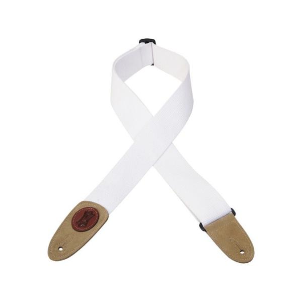 コットン素材を使用したシンプルなギターストラップ。ベーシックモデル。