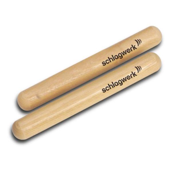Schlagwerk Percussion（シュラグヴェルク パーカッション）SR-CL8102 Claves クラベス です。軽やかで素朴な音色のクラベスです。ハイピッチ。