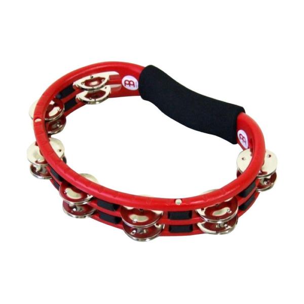 タンバリン 楽器 マイネル MEINL TMT1R。レギュラー ABS タンバリン/スチール製ジングル人間工学に基づいたパッド付きのソフトグリップとボディの超軽量化により、長時間の演奏でも疲れる事がありません。ジングルはドライで歯切れの良い...