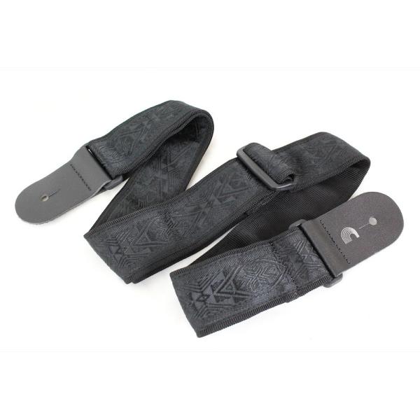 Planet Waves by D'Addario 50B01 BLACK SATIN ギターストラップThe Dark Side Collection Strapsプラネットウェイヴス製ギターストラップ。ダークサイドコレクションシリーズで...