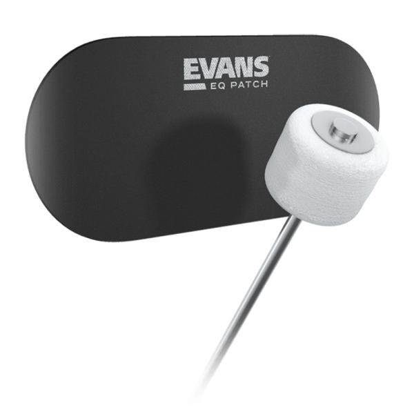 EVANS エバンス EQPB2 EQ Bass Drum Patch バスドラム用インパクトパッチ  柔らかく滑りにくいナイロン製のパッチで、サスティンへの影響なくヘッドを保護し、アタック音を強化しています。 ツインペダル対応の幅広タイプ...
