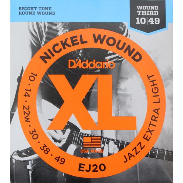 D'Addario（ダダリオ） EJ20 エレキギター弦 です。