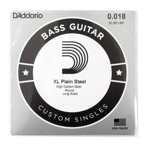 D'Addario（ダダリオ）XLB018P ベース用バラ弦ダダリオのべース用バラ弦「XLB018P」1本での販売です。ニッケルワウンド プレーン弦　018Pロングスケール