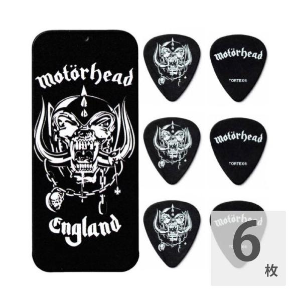 ギターピック 6枚 セット ジムダンロップ 0.88mm NO.27376 MHPT01 Motorhead Warpig Picks ピックケース付き JIM DUNLOP ジムダン。モーターヘッドのトレードマーク「ウォーピッグ」をデザイ...