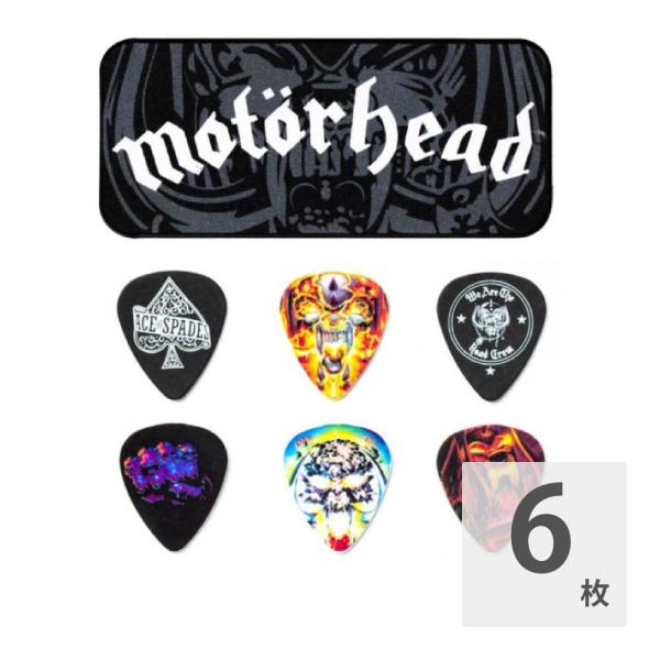 ギターピック 6枚 セット ジムダンロップ 0.73mm NO.27378 MHPT03 Motorhead Album Art Picks ピックケース付き JIM DUNLOP ジムダン。モーターヘッドがリリースしたCDのアルバムアート...