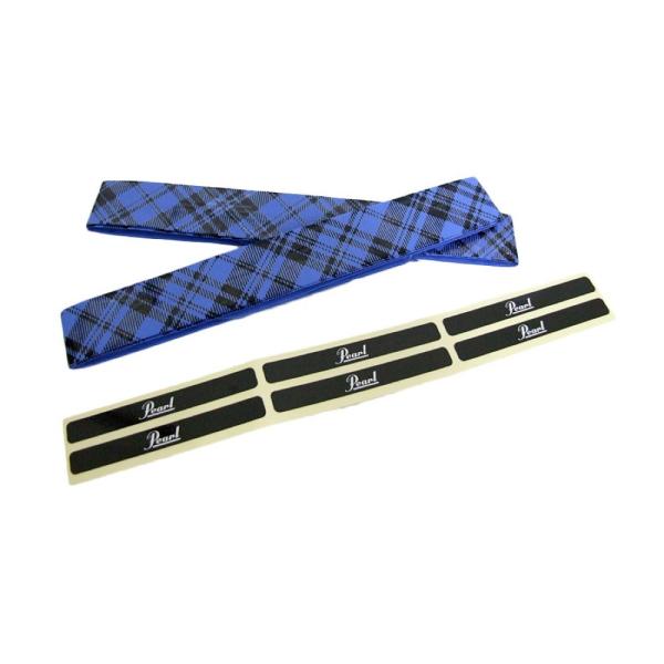 ※画像のスティックは商品に含まれません。Pearl TG-1 ＃TY タイトグリップスティックのすべりを防ぐテープです。タータンチェックのデザイン。カラー：タータンブルー