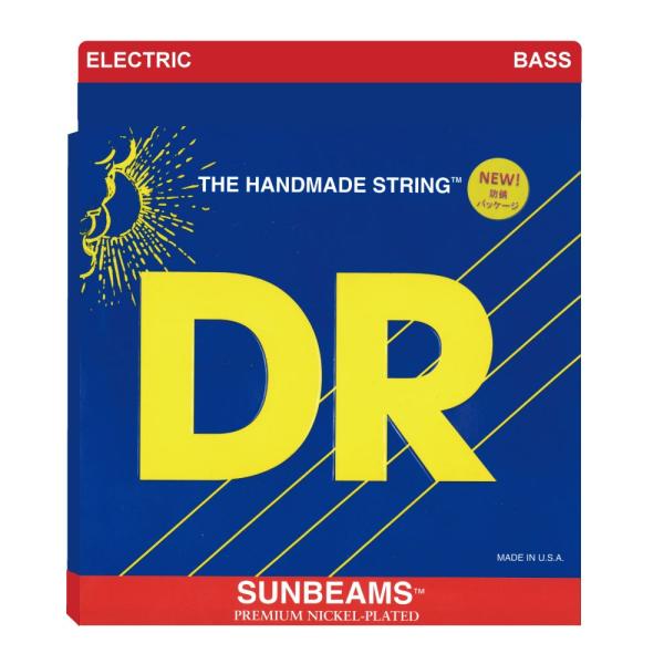 DR SUNBEAMS NMR-45 Medium エレキベース弦ROUND CORE/NICKEL PLATE WOUNDサンビームシリーズは常に音楽的追求を続けるプレイヤーに一筋の光を与える様な弦として開発されました。DRの歴史で培われ...