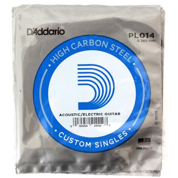 D'Addario PL014 バラ弦ゲージ：0141本での販売です。