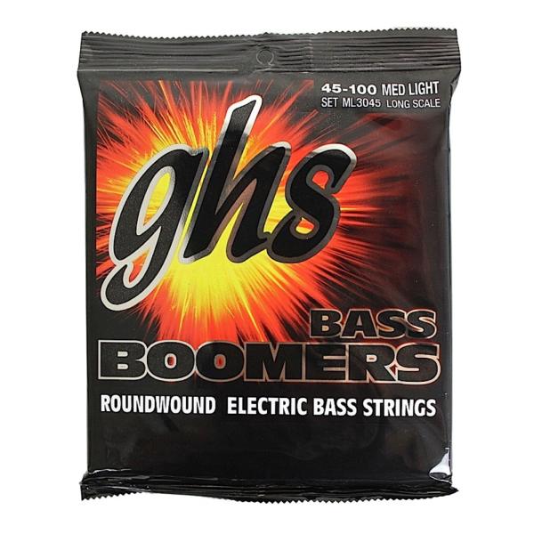 GHS ML3045 Bass Boomers Medium-Lite ベース弦GHS Bass Boomersは典型的なパワー弦として長年ご愛用いただいて、もっともポピュラーなベース弦となり、伝説的な名プレーヤーFleaの演奏も支えてきま...