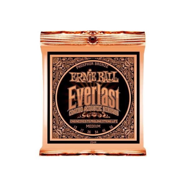ERNIE BALL 2544 Everlast Coated PHOSPHOR BRONZE MEDIUM アコースティックギター弦EVERLAST(エヴァーラスト)は、アーニーボールが独自に開発したナノ・テクノロジーを採用したコーティン...
