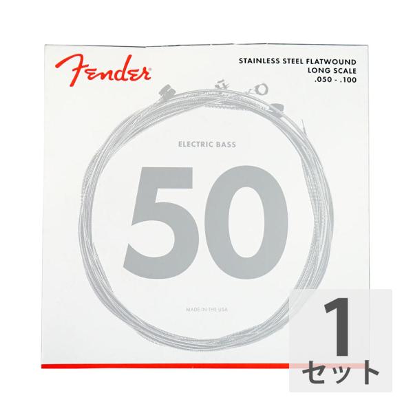 Fender Bass Strings Stainless Steel Flatwound 9050ML 50-100 エレキベース弦フラット・ワウンドの9050シリーズは、レゲエ、ジャズ、カントリー、R＆Bを演奏するのに適した弦です。フィ...