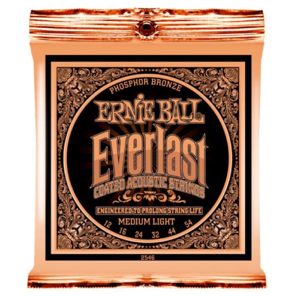ERNIE BALL 2546 Everlast Coated PHOSPHOR BRONZE MEDIUM LIGHT アコースティックギター弦EVERLAST(エヴァーラスト)は、アーニーボールが独自に開発したナノ・テクノロジーを採用し...
