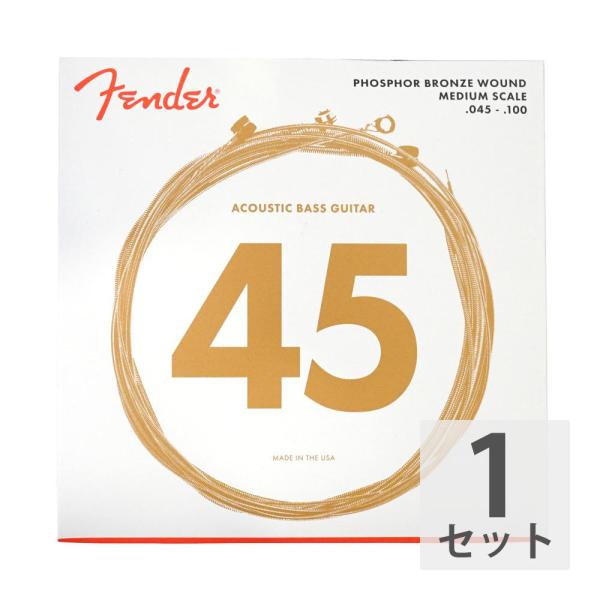 Fender 7060 Acoustic Bass Strings Phosphor Bronze 45-100 アコースティックベース弦コストパフォーマンスに優れたフォスファーブロンズのベース弦です。30in〜32in用です。7060Ga...