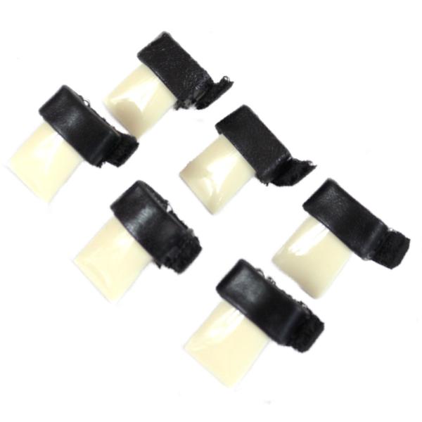 全音 箏爪 生田流 フリーサイズマジックテープを使用し、フリーサイズの箏爪です。6個入り爪：プラスチック爪輪：本皮マジックテープ：ナイロン