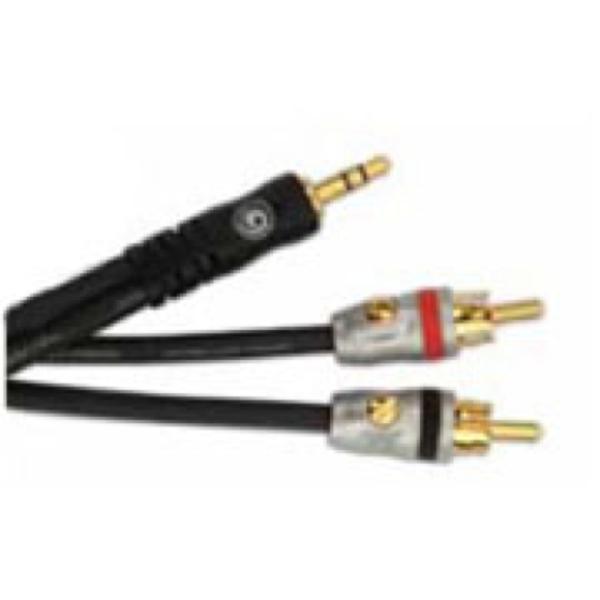 Planet Waves by D'Addario PW-MP-05 1.5m ステレオミニケーブルプラネットウェイヴス製ステレオミニケーブルです。Dual RCA to Stereo Mini Cable1/8" to 1/8" Ster...