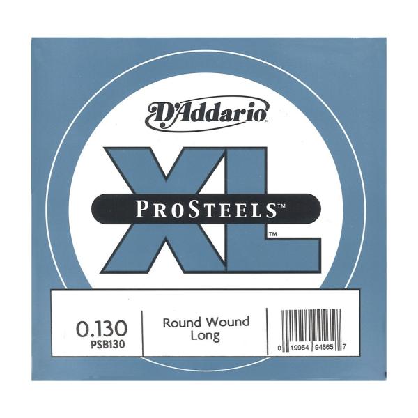 D'Addario ProSteels Singles PSB130 ベース用 バラ弦プロスチールは、ダダリオのベース弦ラインナップ中で最もブライトで磁力特性に優れたシリーズです。特別な合金の採用によって、きらびやかなハイエンドとディープで...