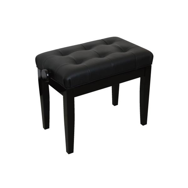 ピアノ椅子 キクタニ KIKUTANI FS-201QZJ BLK  高さ調整 肉厚クッション キーボードベンチ キーボード椅子  高さ調節も可能な、高低自在型ピアノ用椅子です。サイズ：横幅 約555mm / 奥行き 約335mm高さ調整幅...