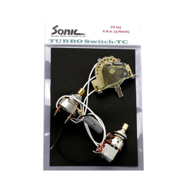 ※ギターパーツの取り扱いには、相応の技術と知識が必要になります。自己責任にて、取り扱い可能な方のみ、ご検討下さい。TT-101 U.S.A.(INCH SIZE)ターボ・スイッチTCは、ノーマル・テレキャスターの外見はまったく変えず、しかも...