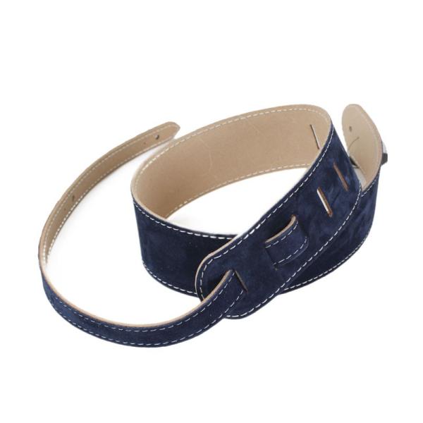 ライブライン ギターストラップ 革 YMS38NVY スエード レザー ネイビー 紺色 LIVE LINE。スエード＆レザー・ツートンシリーズは、ひとつひとつ職人の手作業によって生み出される日本製ストラップ。レザー部分が使い続けていくと順に...