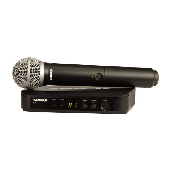 SHURE BLX24J/PG58-JB ハンドヘルド型ワイヤレスシステムShure の BLX ボーカルワイヤレスシステムはワールドクラスのデザインと構造で、セットアップと操作が簡単かつ容易です。QuickScan 周波数選択、および、リ...