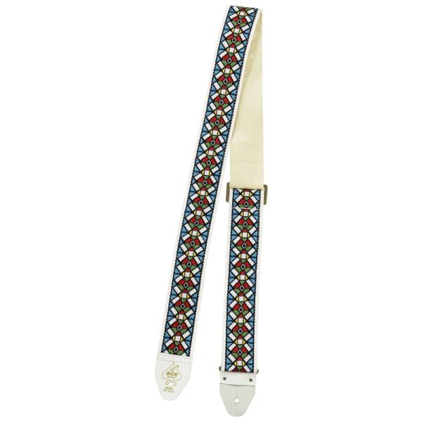 エースストラップ D'Andrea Ace Guitar Straps ACE-3 Stained Glass ギターストラップD’Andrea/ダンドレアより、70年代、多くの偉大なギタリストに使用された「エースストラップ」のリイシューモ...