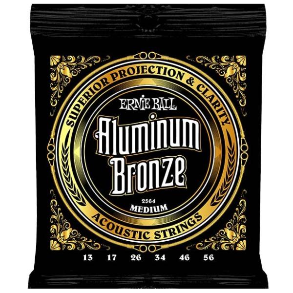 ERNIE BALL 2564 Aluminum Bronze Medium アコースティックギター弦※1セットでの販売です。Aluminum Bronze Acousticアルミニウム・ブロンズは、アーニーボール独自の技法を用いて、ブロン...