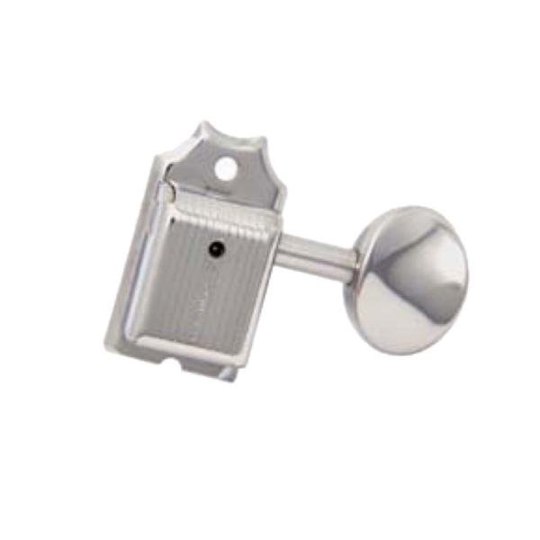 クルーソン ギターペグ 6 in line/MB/Nickel エレキギター用 ペグ KLUSON。※ギターパーツの取り扱いには、相応の技術と知識が必要になります。自己責任にて、取り扱い可能な方のみ、ご検討下さい。個人的に取り付け時に起こっ...