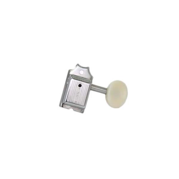 クルーソン ギターペグ 6 in line/PB/Nickel エレキギター用 ペグ KLUSON。※ギターパーツの取り扱いには、相応の技術と知識が必要になります。自己責任にて、取り扱い可能な方のみ、ご検討下さい。個人的に取り付け時に起こっ...
