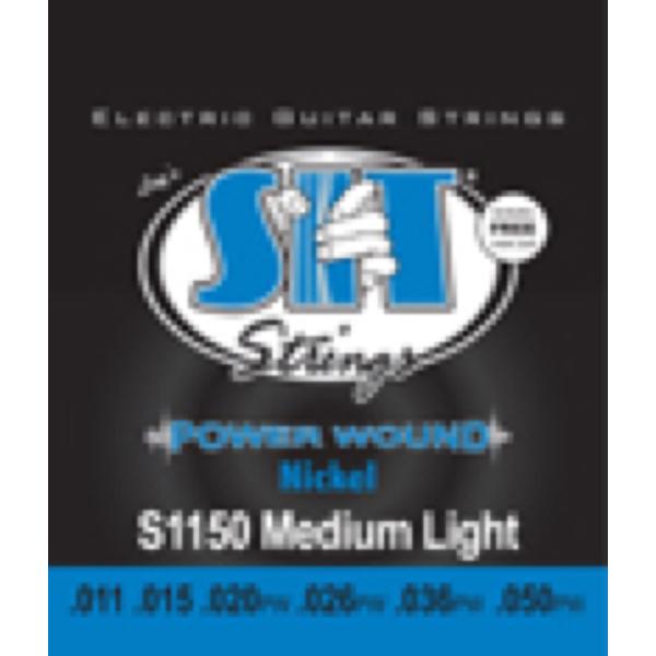 SIT STRINGS S1150 MEDIUM LIGHT エレキギター弦  ジャンルを問わずオールマイティーに使えるニッケルプレーテッド・ワウンド弦です。 すべての音域においてバランス良く鳴り、クセがないので音作りがしやすいのが特長。 ...