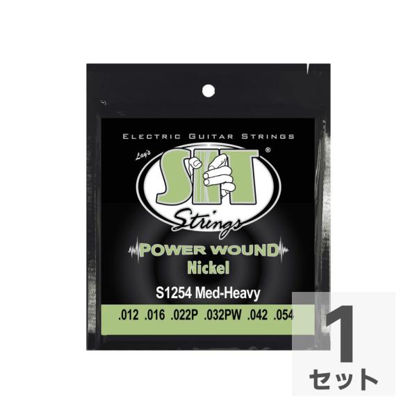 SIT STRINGS S1252 MEDIUM HEAVY エレキギター弦  ジャンルを問わずオールマイティーに使えるニッケルプレーテッド・ワウンド弦です。  すべての音域においてバランス良く鳴り、クセがないので音作りがしやすいのが特長。...