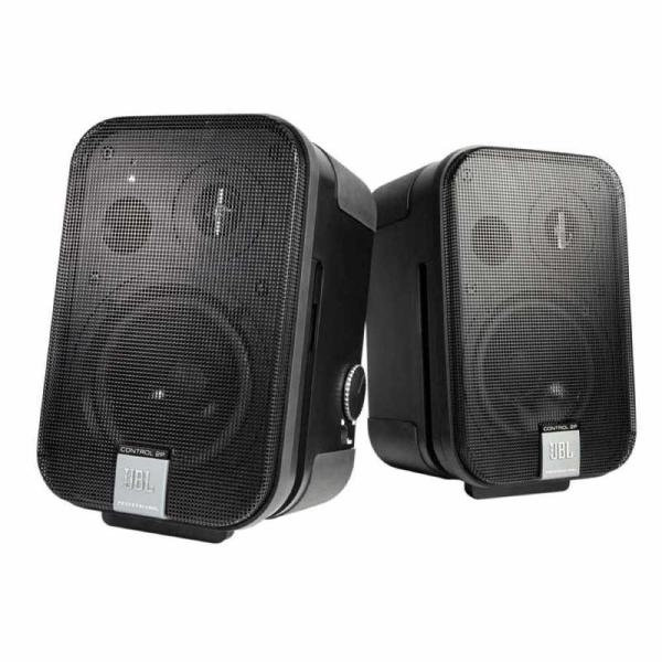 JBL PROFESSIONAL Control 2P 2Wayパワードモニタースピーカー ステレオペア2chのパワーアンプを内蔵するマスタースピーカーと、マスタースピーカーに接続して使用するエクステンションスピーカーの2台でステレオシステ...