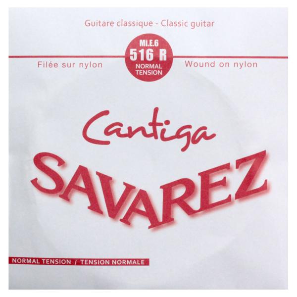 サバレス 弦 バラ弦 6弦 SAVAREZ CANTIGA 516R 6th カンティーガ クラシックギター バラ弦 1本  SAVAREZ CANTIGA 516R 6th カンティーガ クラシックギター バラ弦 1本新しいハイ・テクノロ...