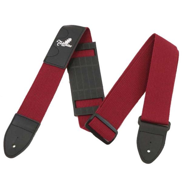 TAKAMINE（タカミネ） TGS-1 WR ギターストラップ 。プロ・ミュージシャンのステージワークに関わる経験から、細部を検討したストラップ。いざという時に役に立つピックホルダー、ギターの動きに自然に沿って動く肩パットなど、細部にわた...