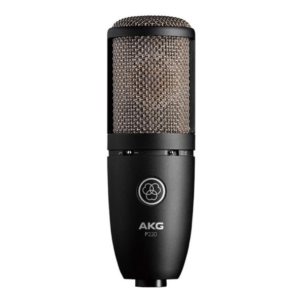 AKG(アカゲ) P220 Project Studio Line コンデンサーマイクロフォンProject Studio Lineは、近年のレコーディングで一般的になりつつあるプロジェクトスタジオやプライベートスタジオのために開発されまし...
