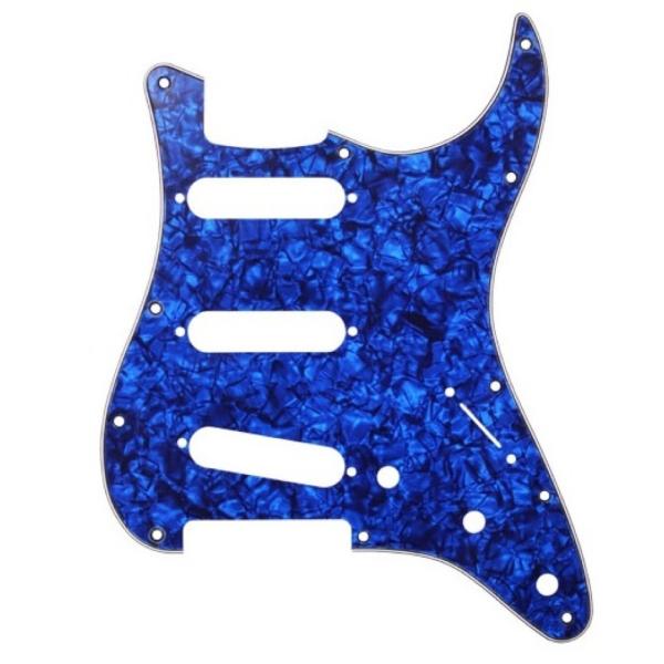 ※ギターパーツの取り扱いには、相応の技術と知識が必要になります。自己責任にて、取り扱い可能な方のみ、ご検討下さい。D'Andrea DPP ST Pickguard BLP ストラトキャスター用 ピックガードストラトキャスター用、3プライ、...