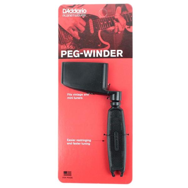 プラネットウェイブス PWPW1B ベース用 ペグワインダー ベースペグ回し Planet Waves by D'Addario。ベース用ペグワインダーです。人間工学的に設計された、耐久性に優れたワインダーです。