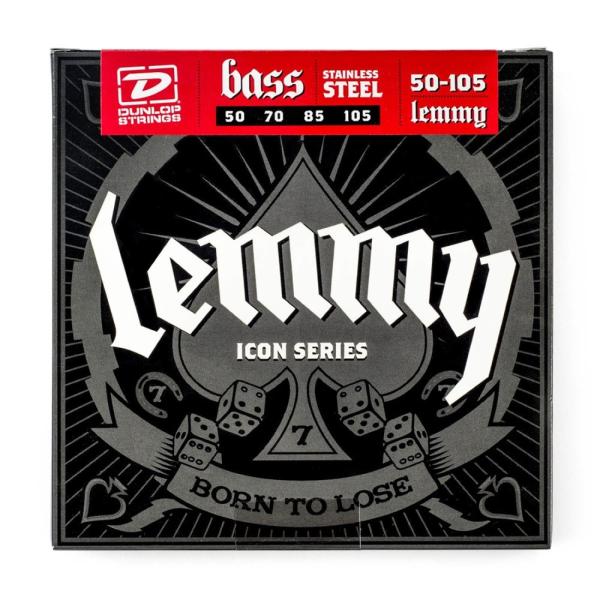JIM DUNLOP LKS50105 Lemmy Kilmister 50-105×2SET べース弦MotorheadのLemmy Kilmisterとコラボレーショによるカスタムゲージのステンレススティール弦。パンチとクランチに富むパ...