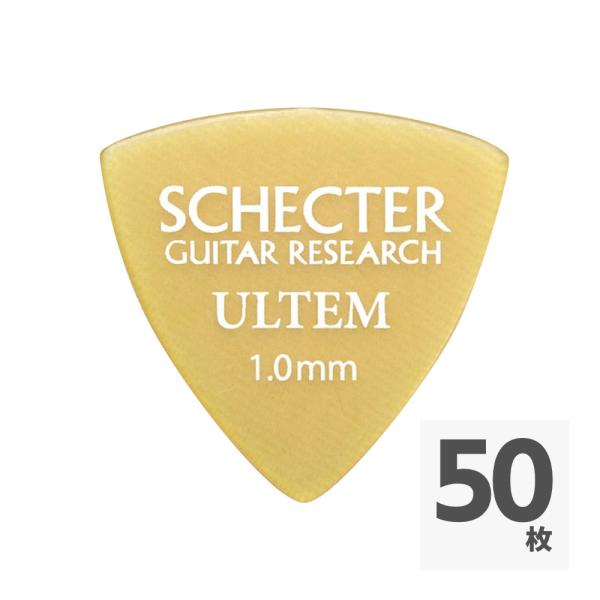 SCHECTER SPD-10-UL サンカク型 1.0mm ウルテム ギターピック×50枚人の爪やべっ甲に近い素材として知られる「ウルテム素材」は、従来の素材に比べて削れにくいのが特徴です。また、弦を弾いたときのアタックに優れ、音の粒立ち...